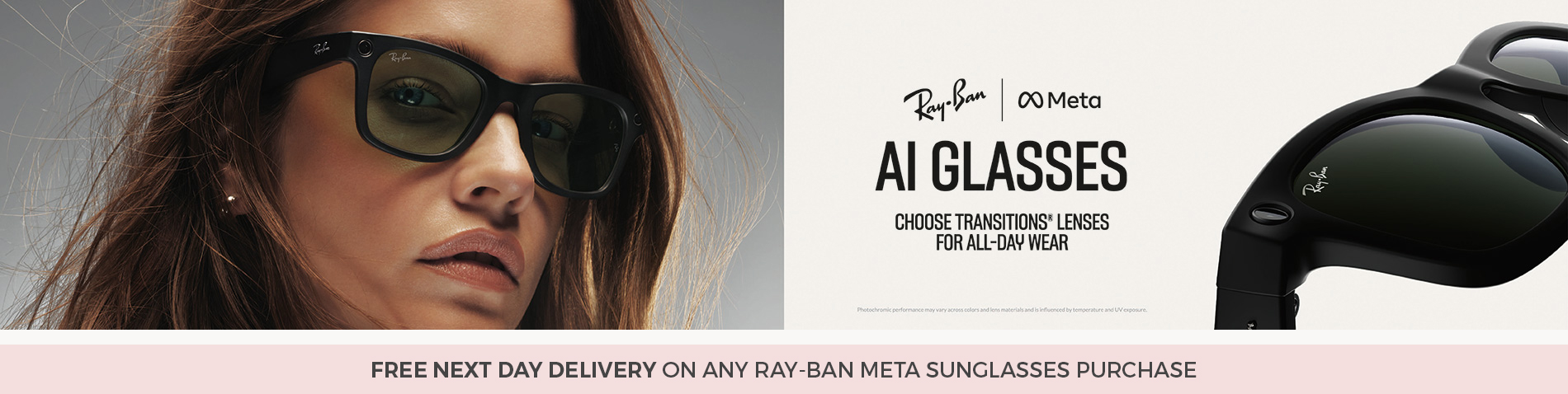 Ray-Ban Meta Prescription Sunglasses - Free Lenses and Free Shipping ...